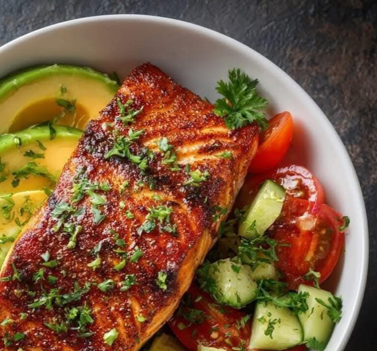 Grilled Salmon Power Bowl – TASTY RECIPES