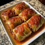 Favorite Stuffed Cabbage Rolls on a Vegetable Bed – TASTY RECIPES