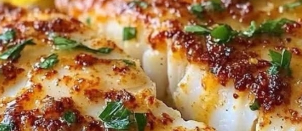 Pan-Fried Cod with Lemon Butter Sauce: A Restaurant-Quality Dish Made ...